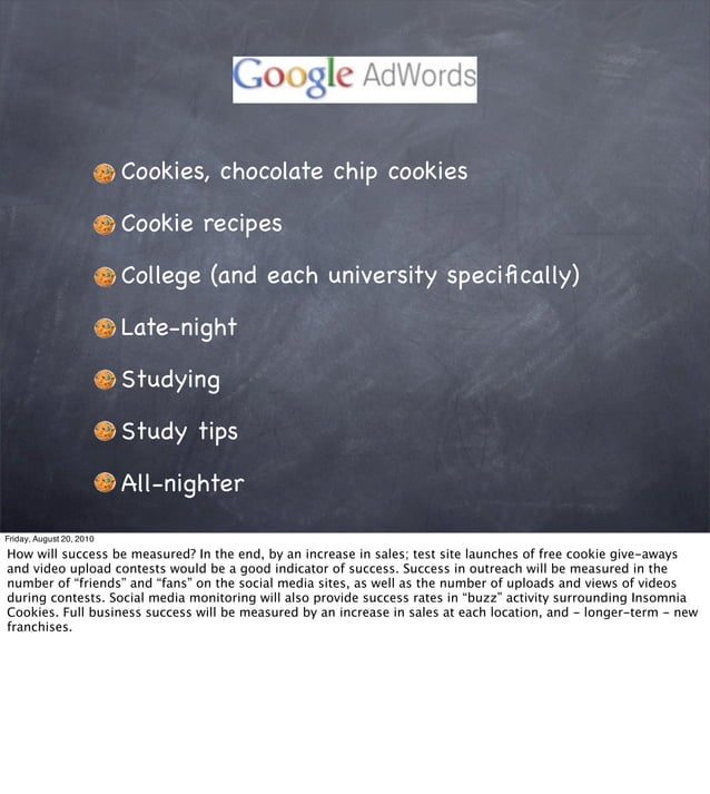 Insomnia cookies jennifer churchill | PDF