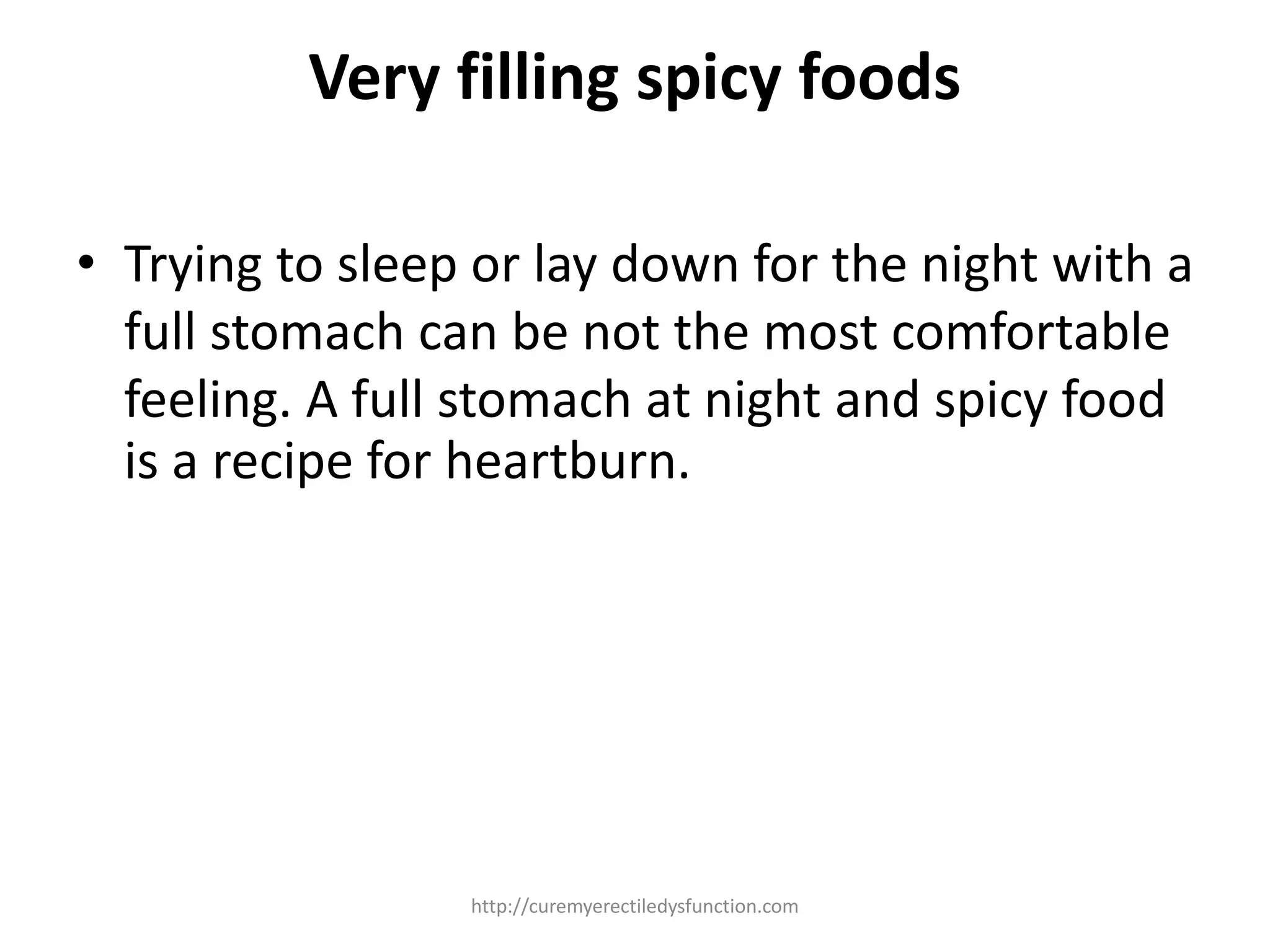 Insomnia foods to avoid | PPT