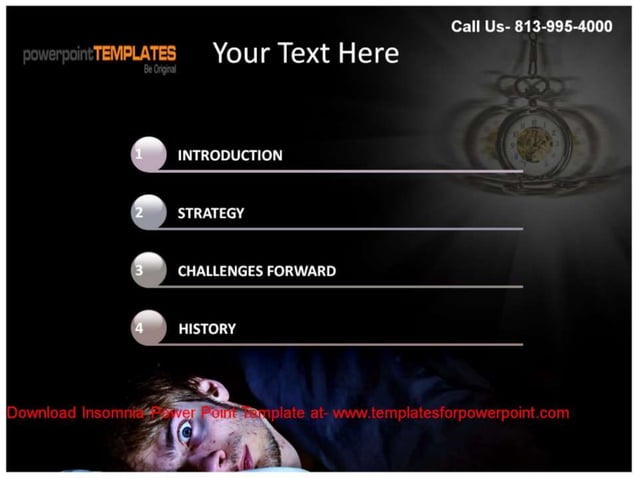 Insomnia Powerpoint Template | PPTX