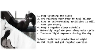 Insomnia Symptoms, Causes, Cures & Treatments | PPT