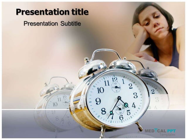 Insomnia Symptoms PowerPoint Template | PPTX
