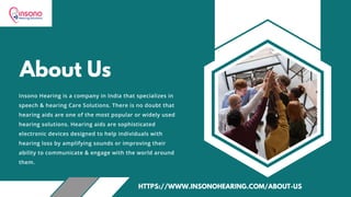 Free Hearing Aids Trial @ Home - Available at Insono Hearing | PPT