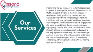 Free Hearing Aids Trial @ Home - Available at Insono Hearing | PPT