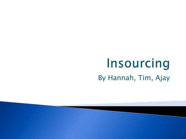 Insourcing | PPTX