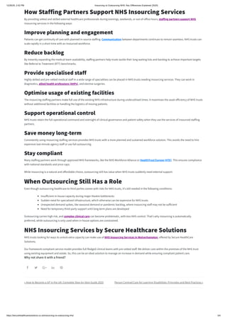 Insourcing vs Outsourcing NHS: Key Differences Explained 2025 | PDF