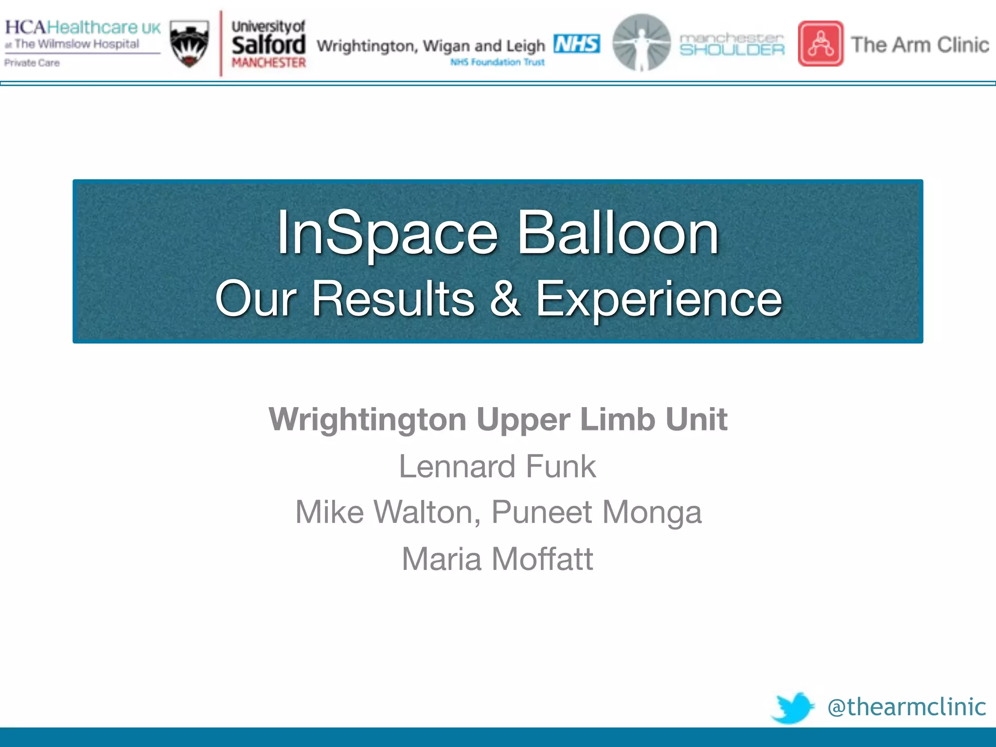 InSpace balloon for massive rotator cuff tears 2017 | PPT
