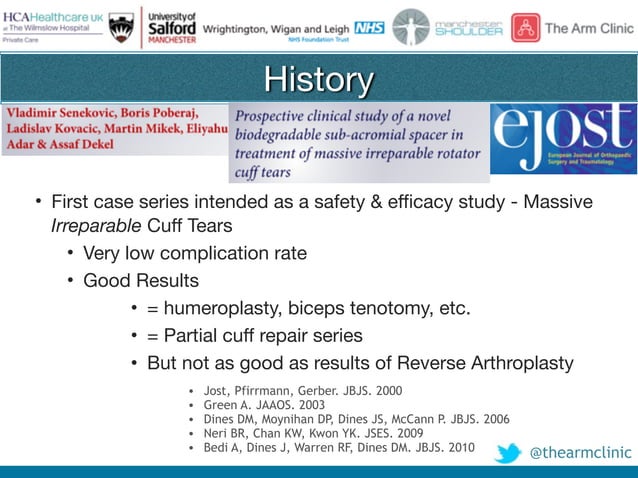 InSpace balloon for massive rotator cuff tears 2017 | PPT