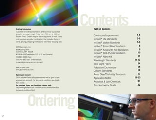 In Spec Spectrophotometric Standards Reference Guide 2011 | PDF