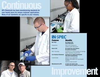 In Spec Spectrophotometric Standards Reference Guide 2011 | PDF
