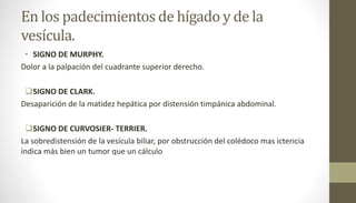 Inspección, auscultación, palpación y percusión de abdomen | PPTX