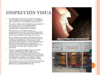 Inspección visual | PPT