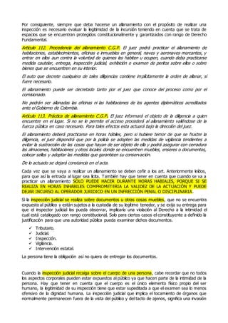 Inspección judicial en Colombia según el C.G.P | DOCX