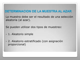 Inspeccion por muestreo | PPTX