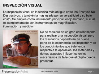 Inspeccion visual | PPTX