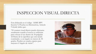 Inspeccion visual | PPTX