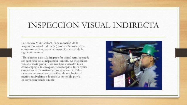 Inspeccion visual