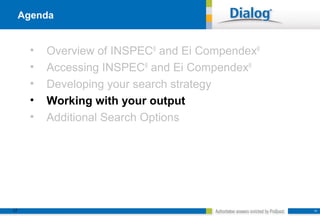 INSPEC for Electrical and Mechanical arts | PPT
