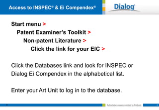 INSPEC for Electrical and Mechanical arts | PPT