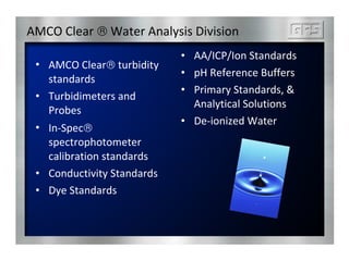 In-spec.com Spectrophotometric Standards | PPT