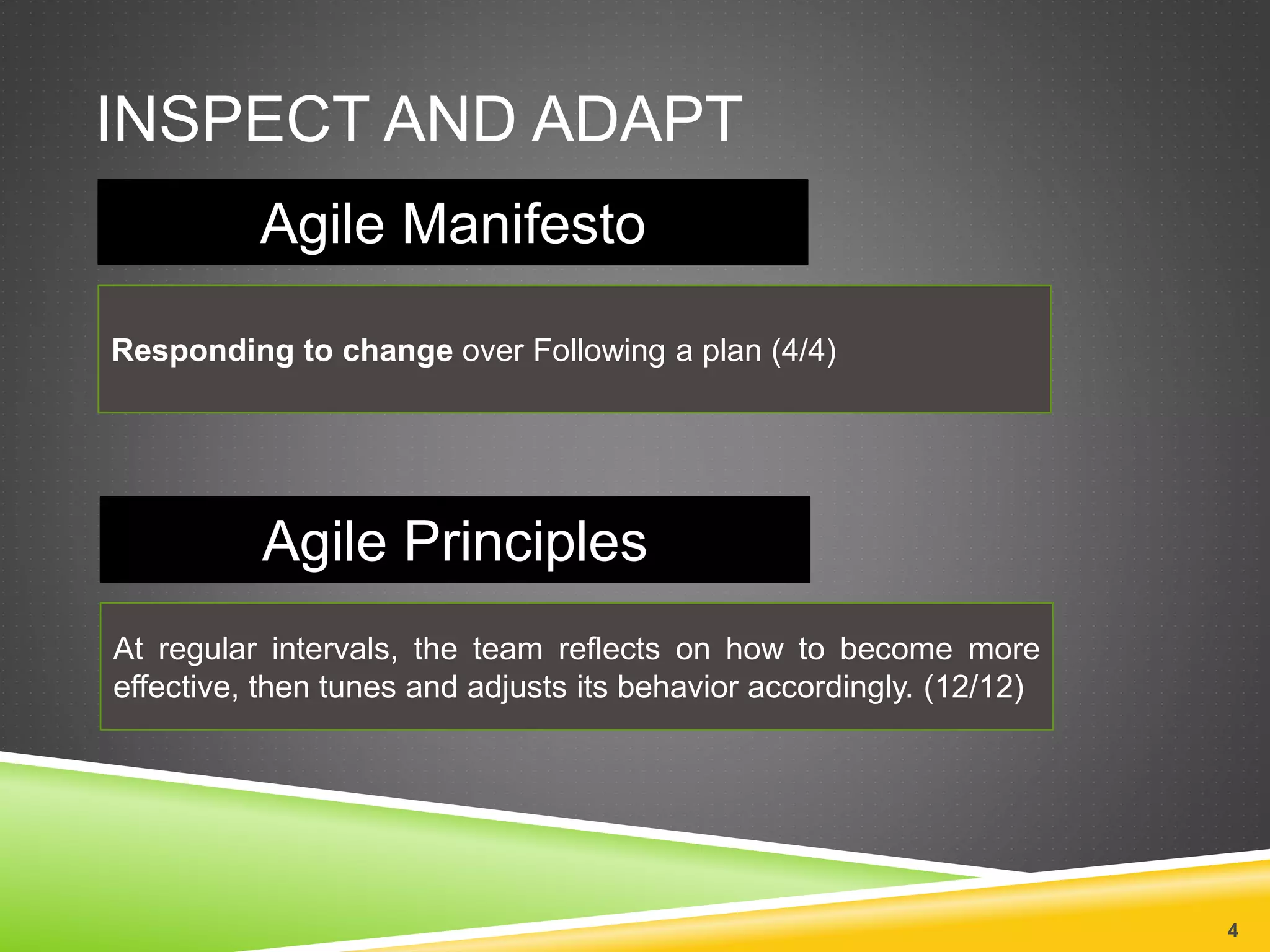 Inspect and adapt | PPTX