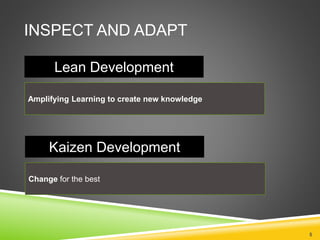 Inspect and adapt | PPTX