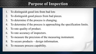 Inspection | PPTX