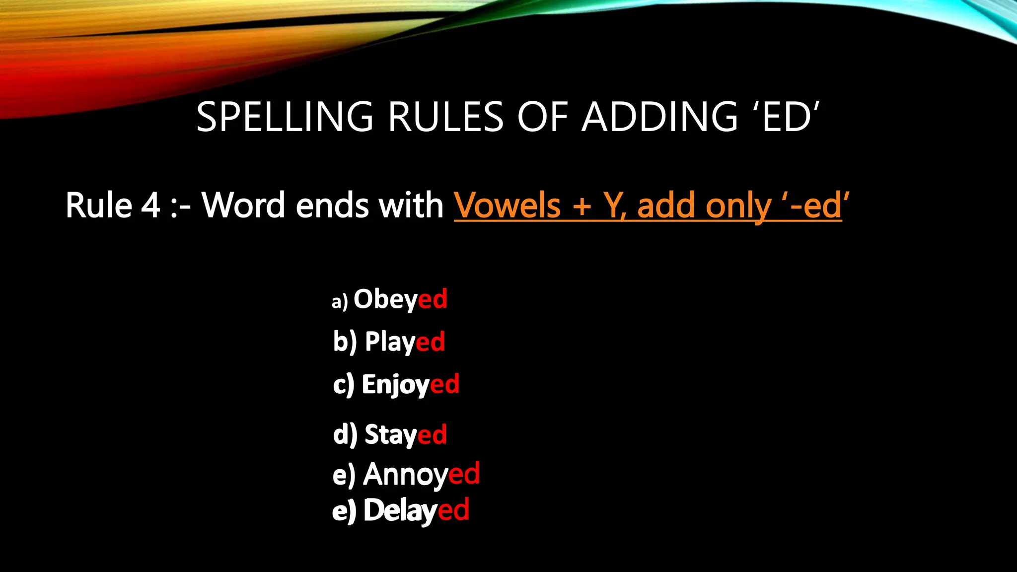 Prefix - suffix through rule of adding 'ed'.pptx