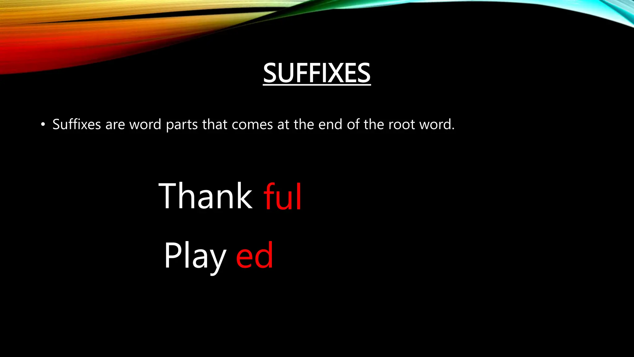 Prefix - suffix through rule of adding 'ed'.pptx