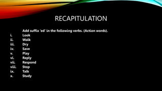 Prefix - suffix through rule of adding 'ed'.pptx