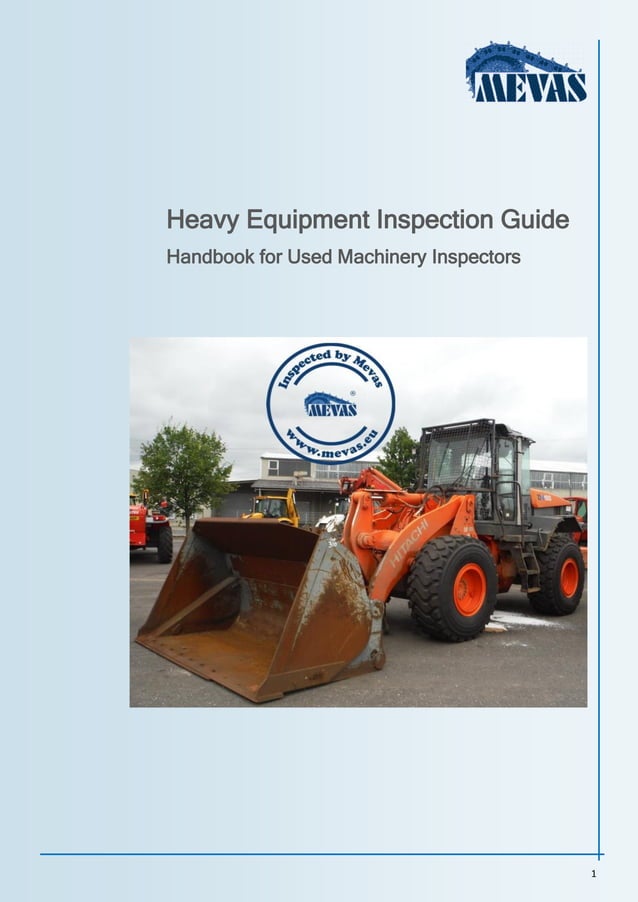 Heavy Equipment Inspection Handbook | PDF