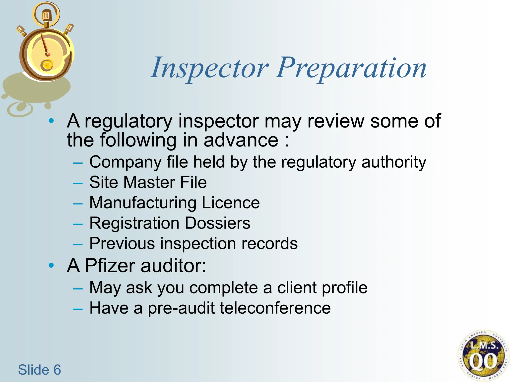 inspection-readiness for Pharmaceuticals | PPT