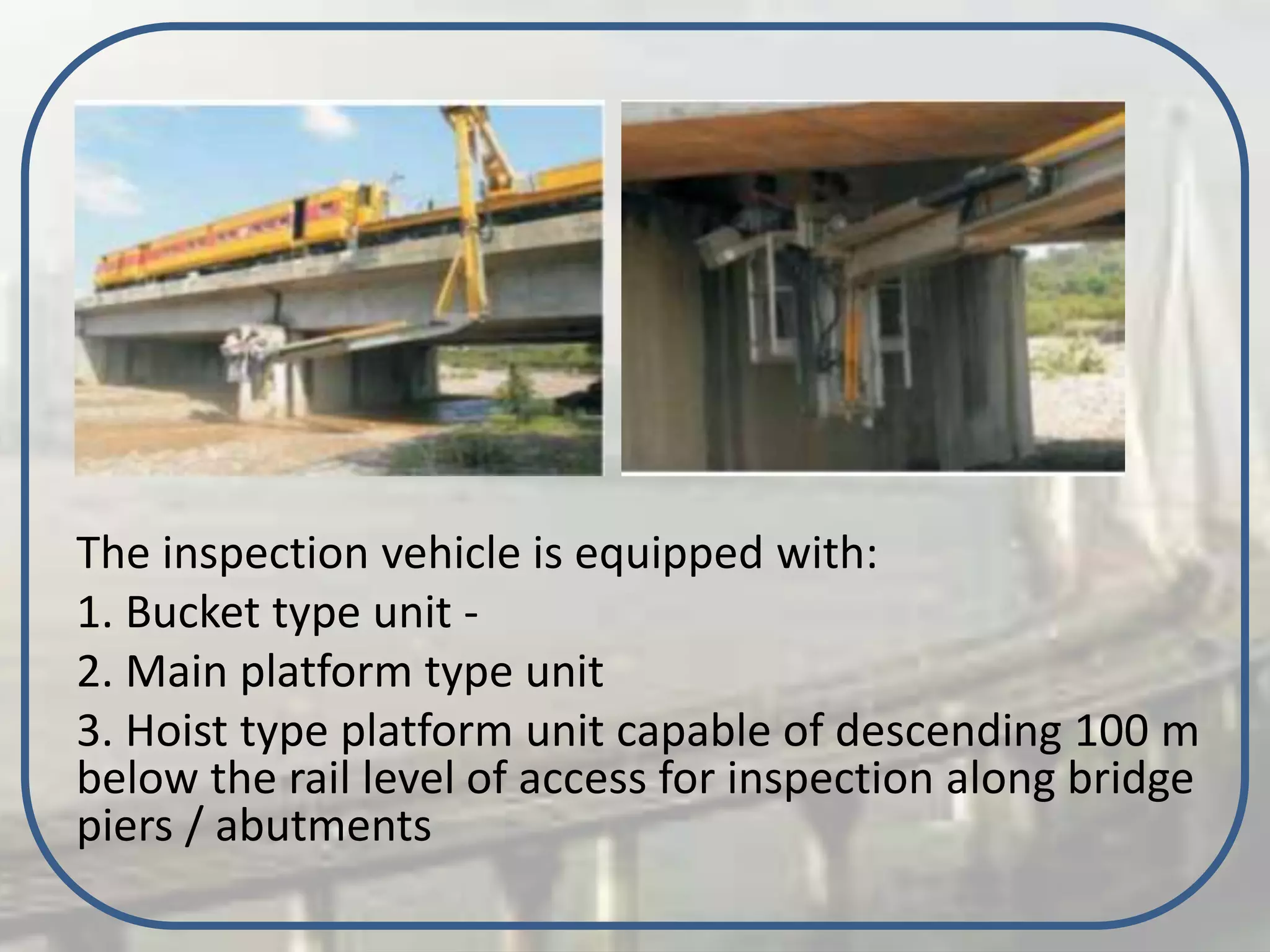 Inspection and maintenance of bridges In India | PPTX