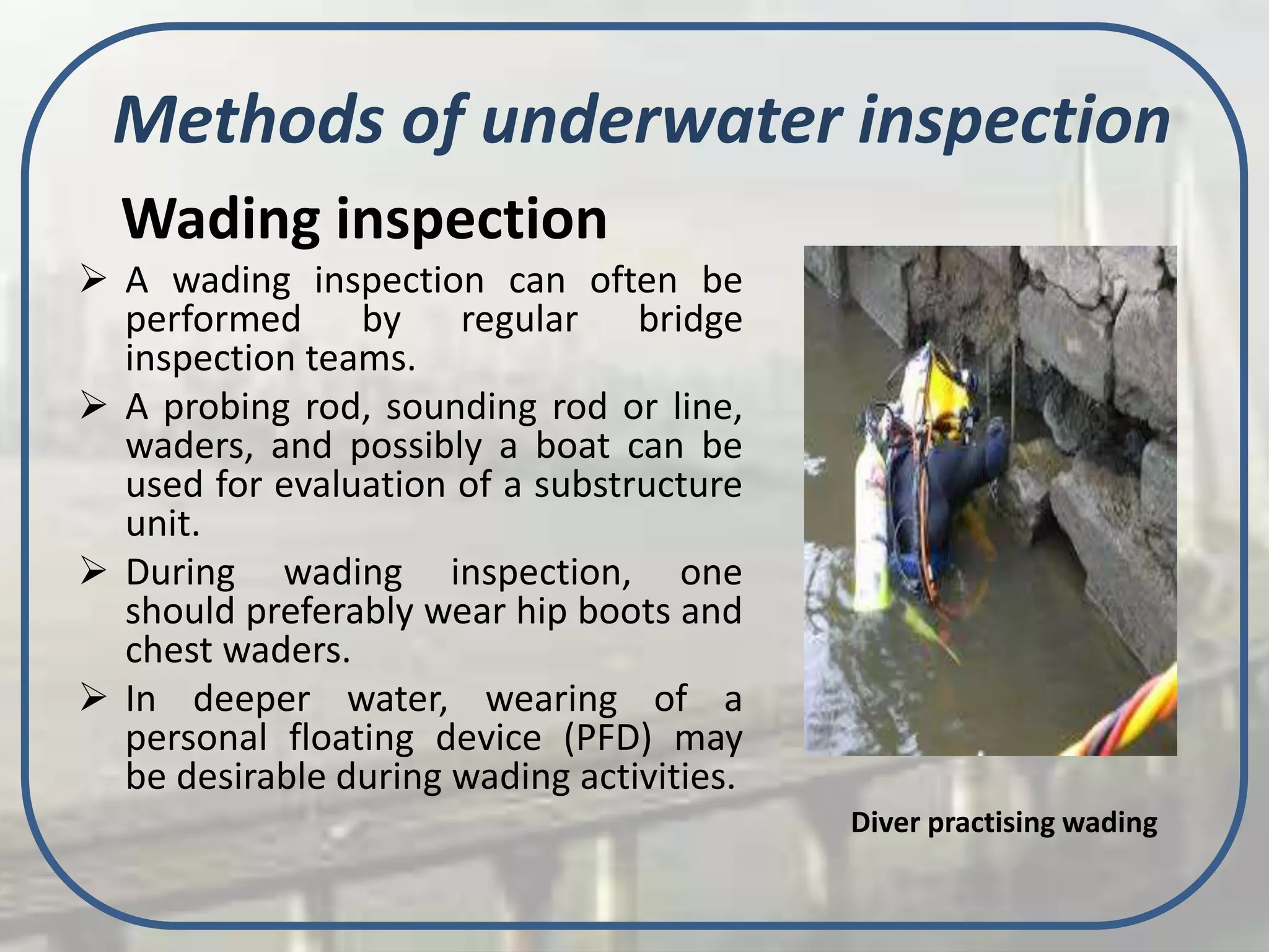 Inspection and maintenance of bridges In India | PPTX