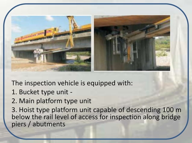 Inspection and maintenance of bridges In India | PPTX