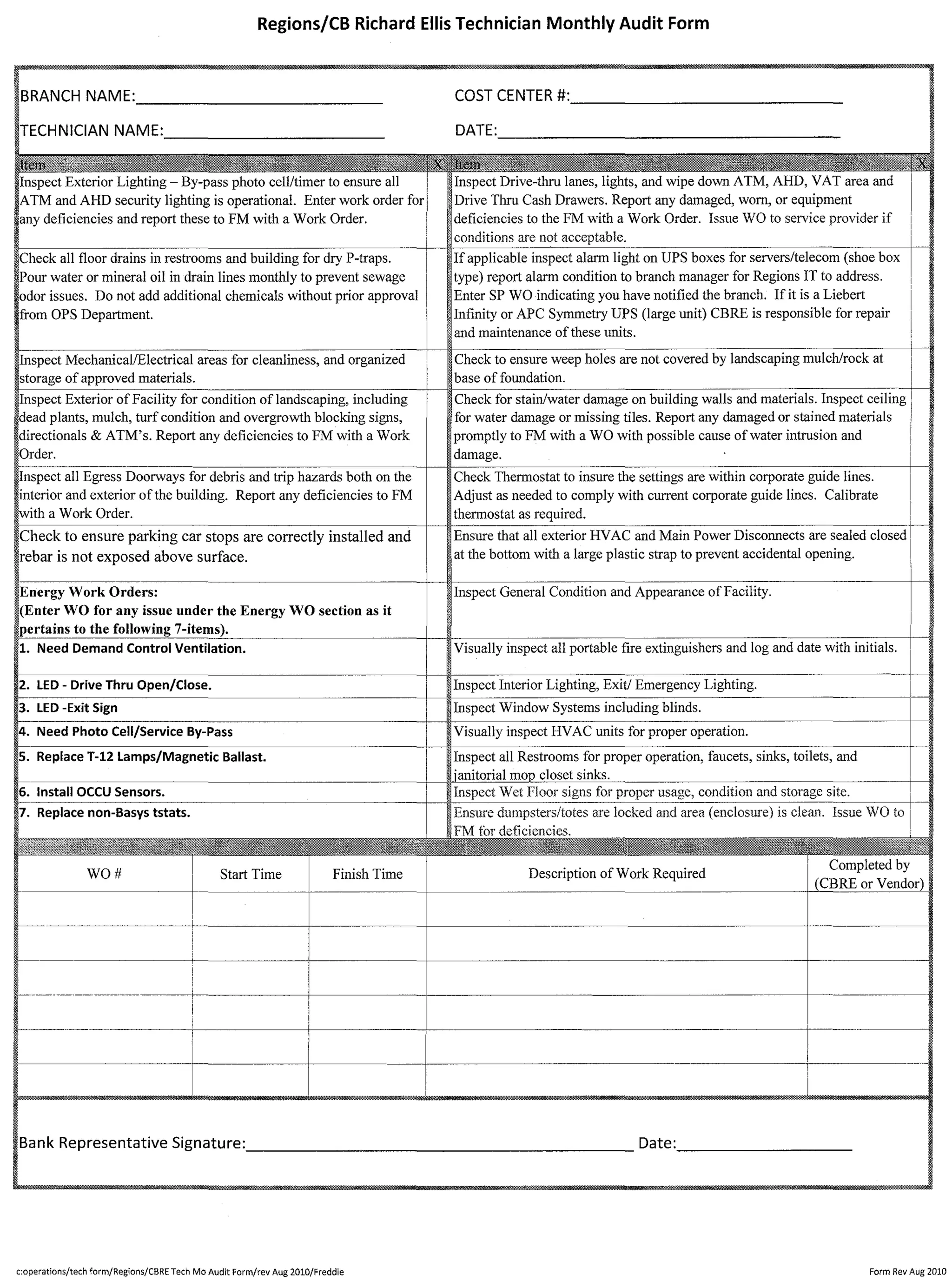 Inspection Checklist | PDF