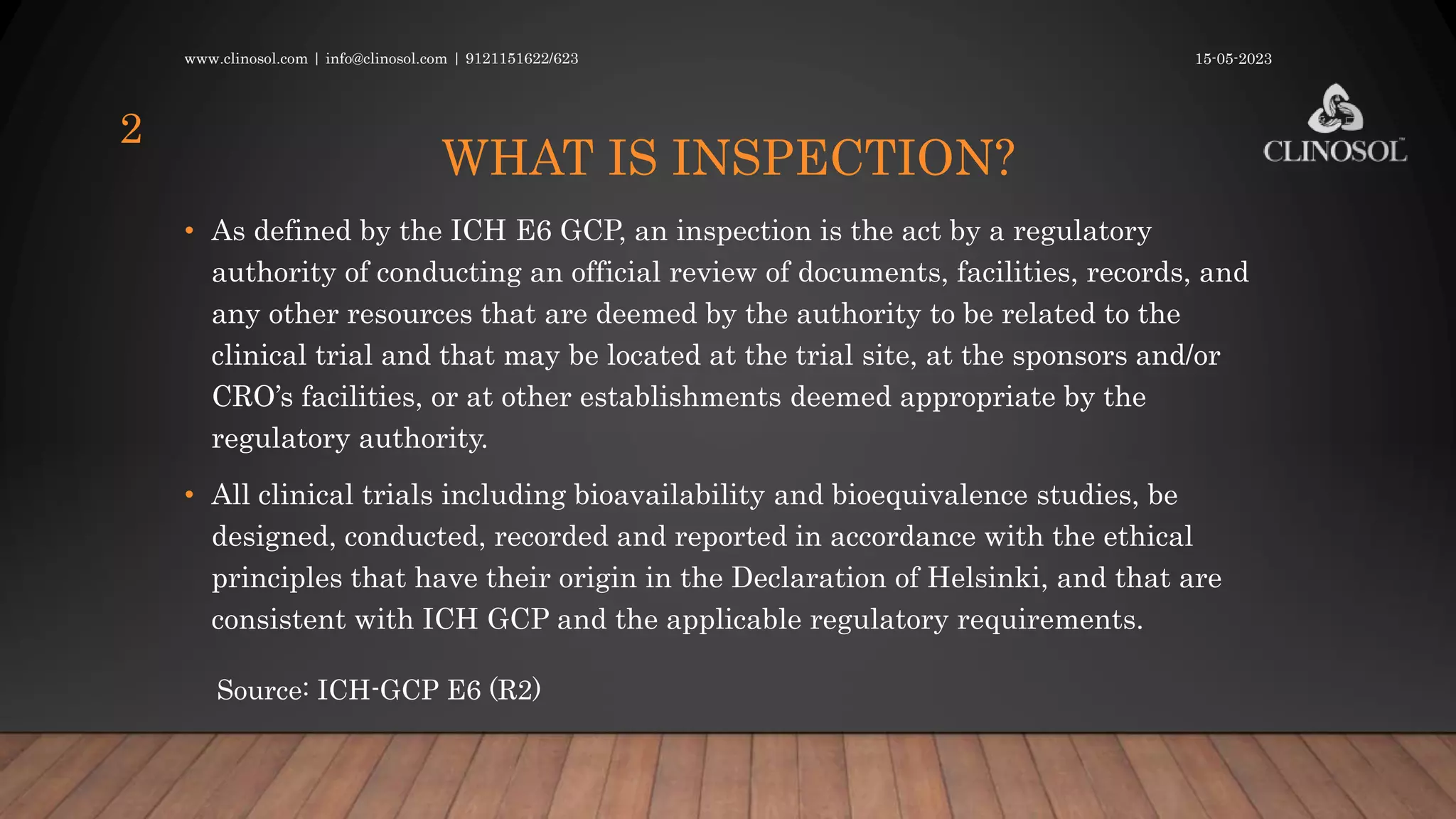 Inspection Findings in Clinical Trials | PPTX