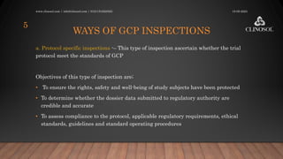 Inspection Findings in Clinical Trials | PPTX