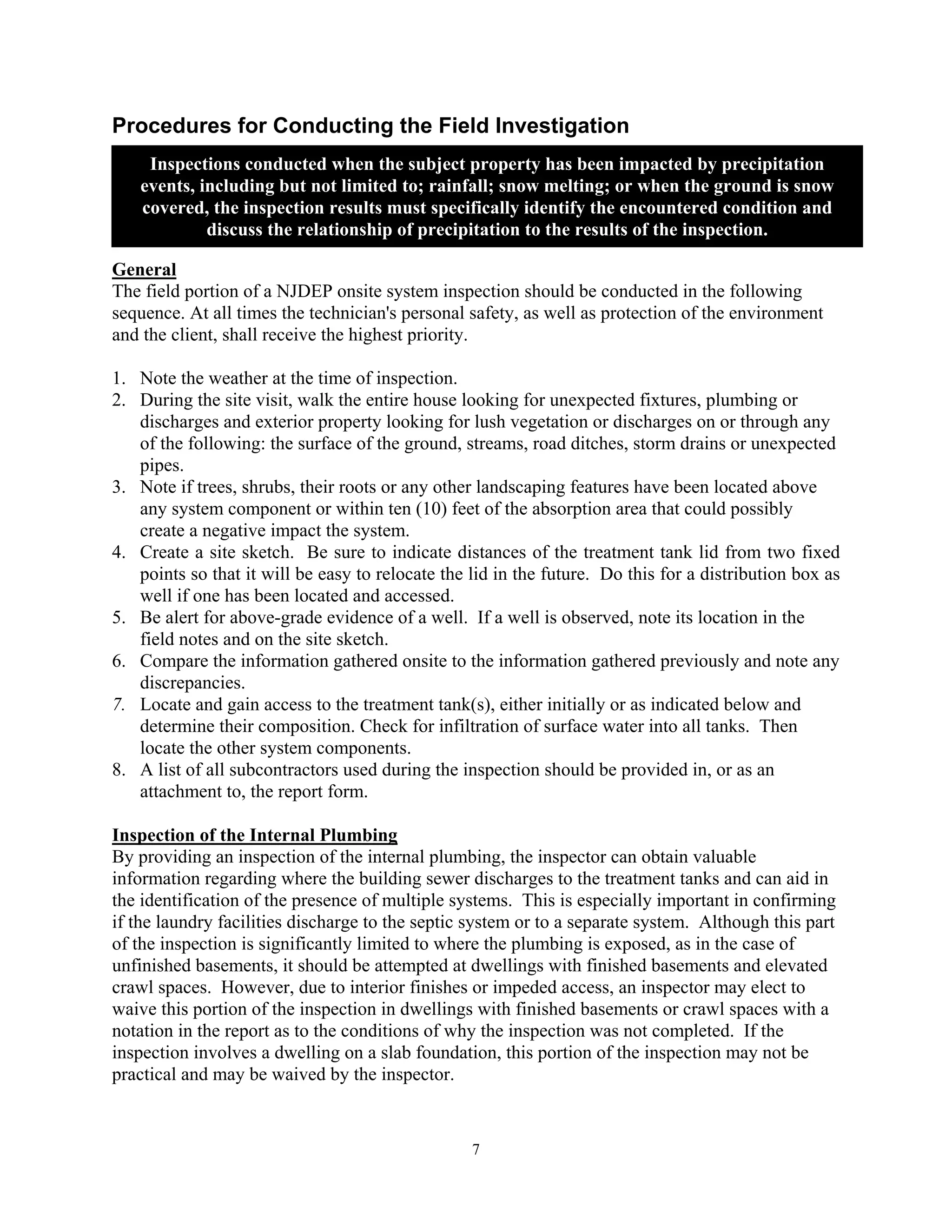 Septic tank inspection guide | PDF