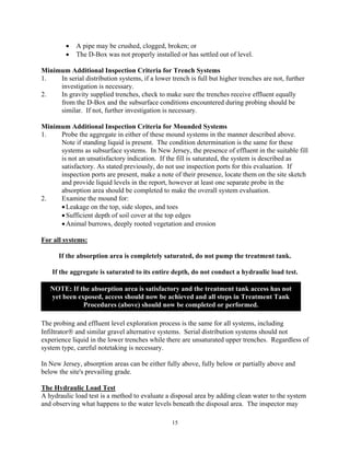 Septic tank inspection guide | PDF