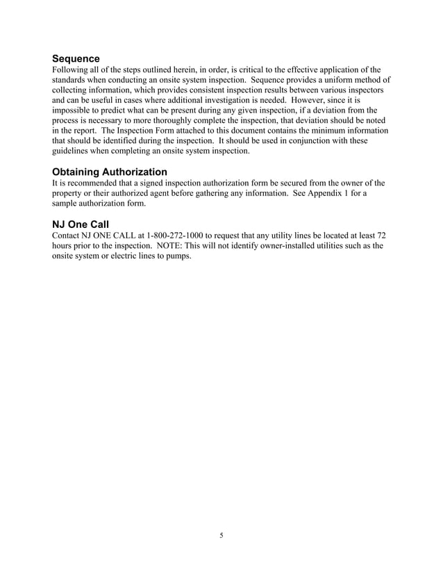 Septic tank inspection guide | PDF