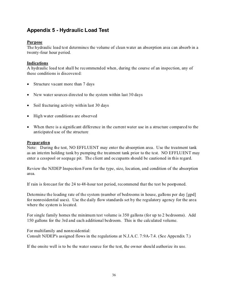 Septic tank inspection guide