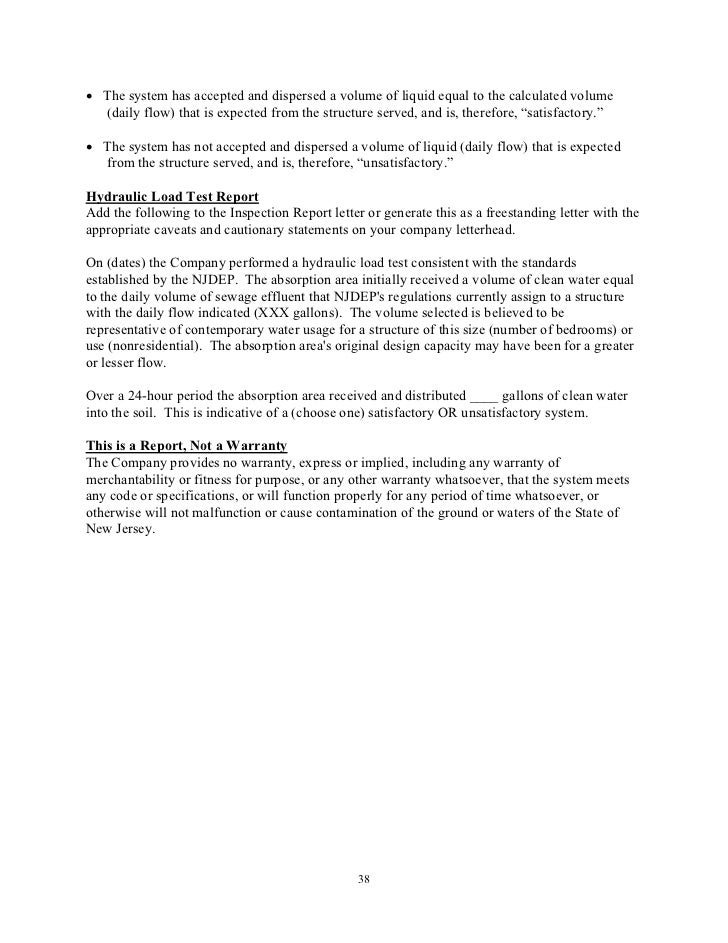 Septic tank inspection guide