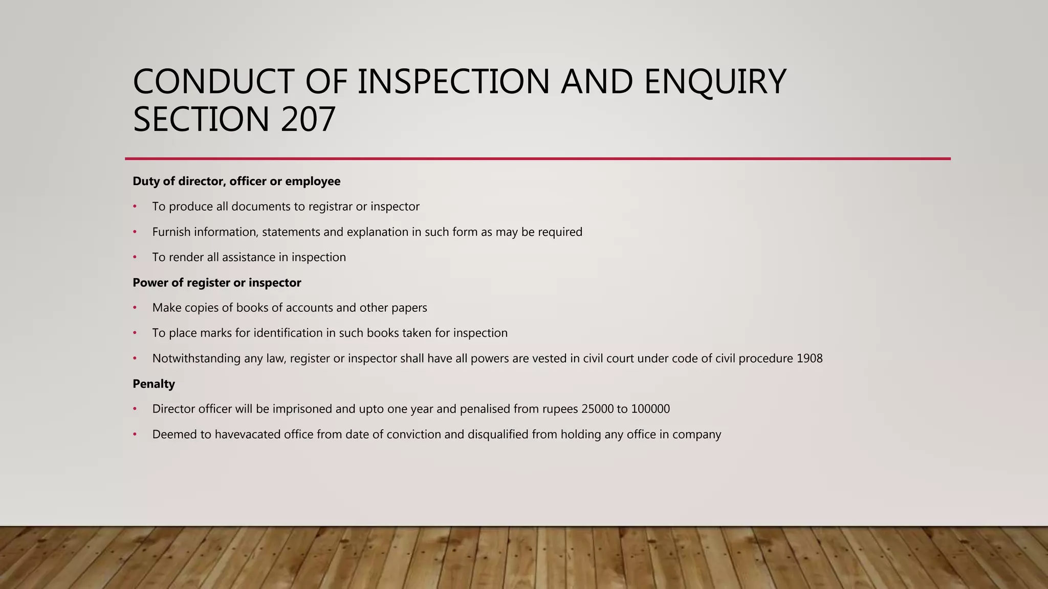 Inspection investigation and enquiry | PPTX