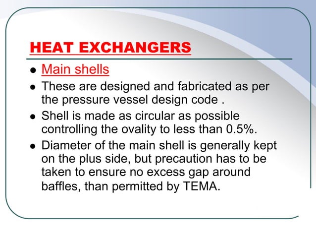 Inspection of heat exchanger during manufacturing | PPT