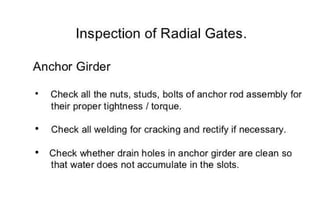 Inspection of mechanical gates | PDF