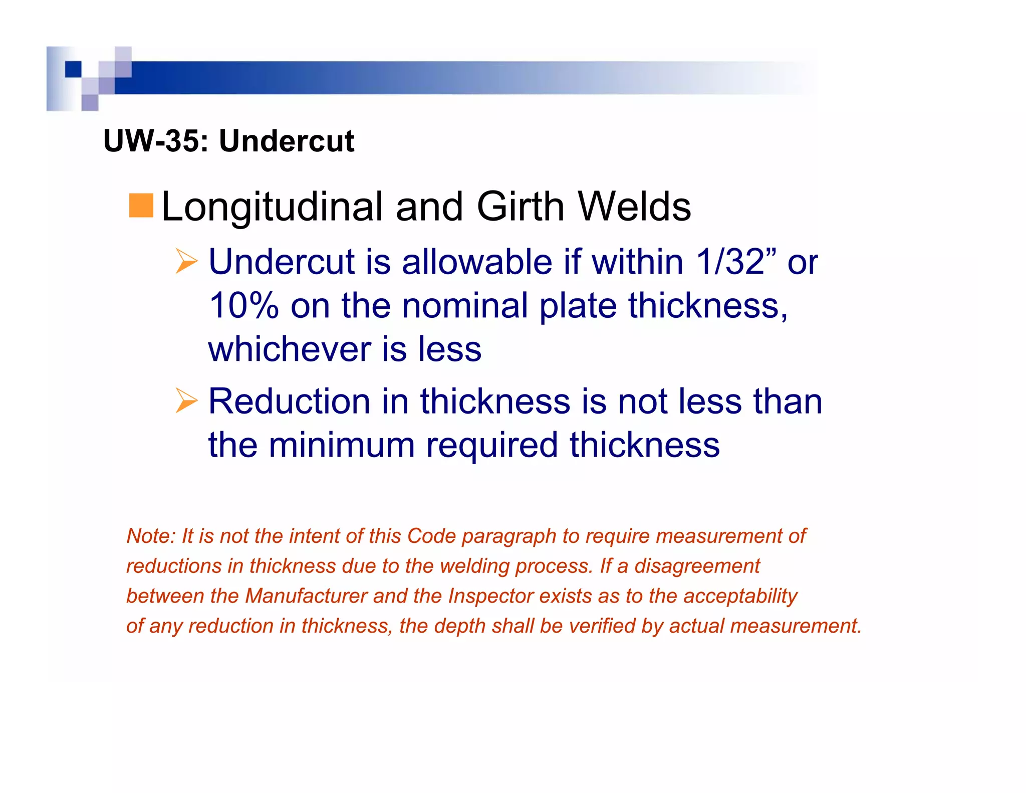 Inspection of Pressure Vessels as per ASME Sec VIII Division -1 | PDF