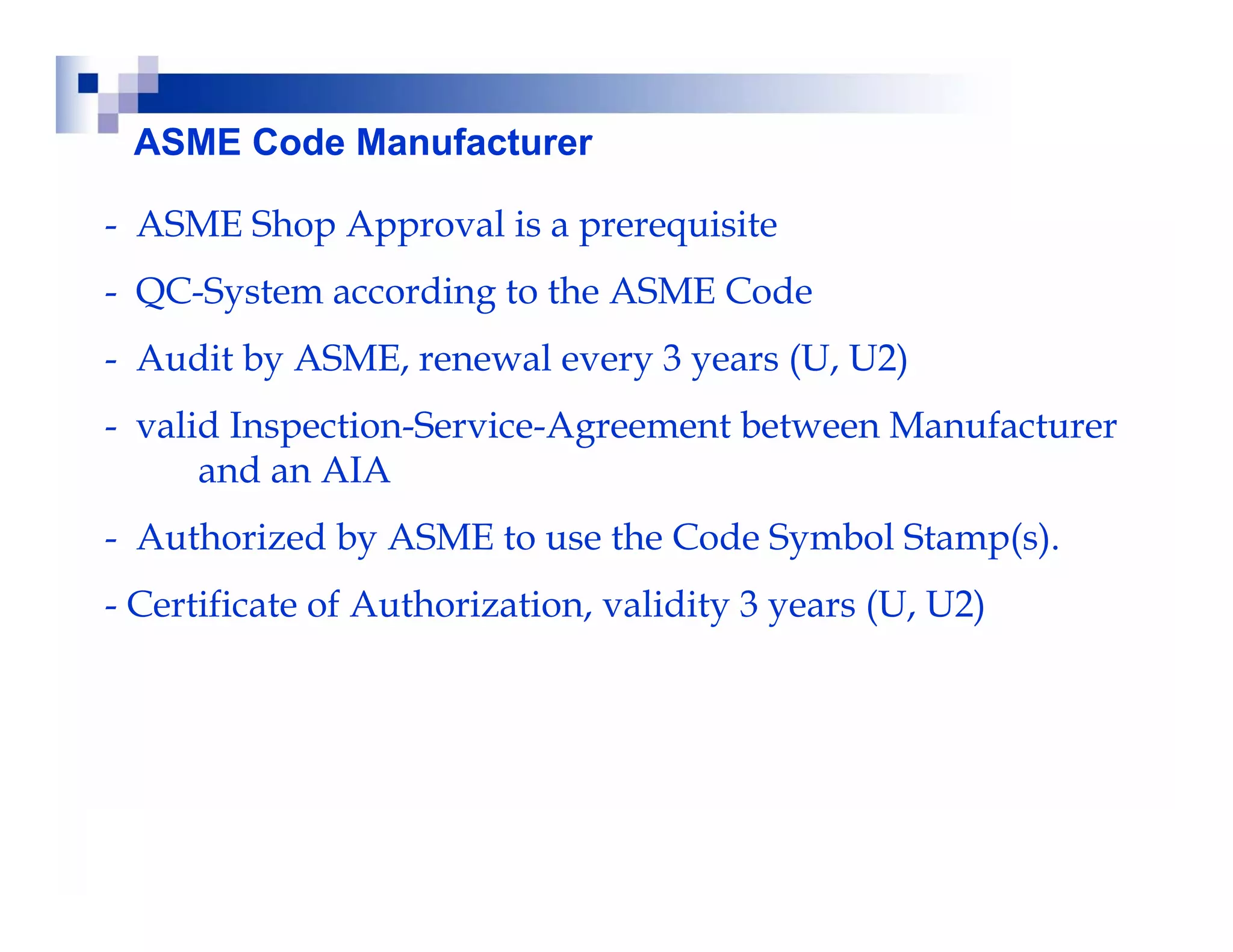 Inspection of Pressure Vessels as per ASME Sec VIII Division -1 | PDF