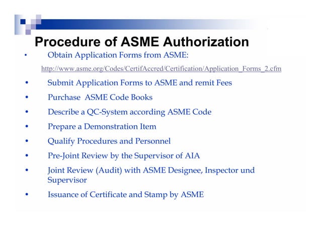 Inspection of Pressure Vessels as per ASME Sec VIII Division -1 | PDF ...