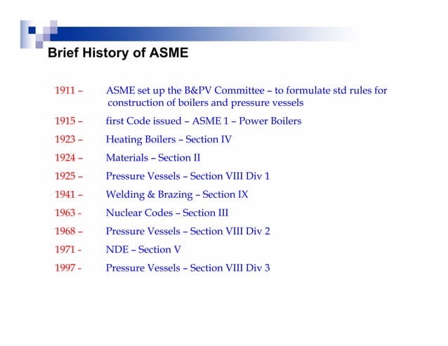 Inspection of Pressure Vessels as per ASME Sec VIII Division -1 | PDF ...