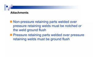 Inspection of Pressure Vessels as per ASME Sec VIII Division -1 | PDF